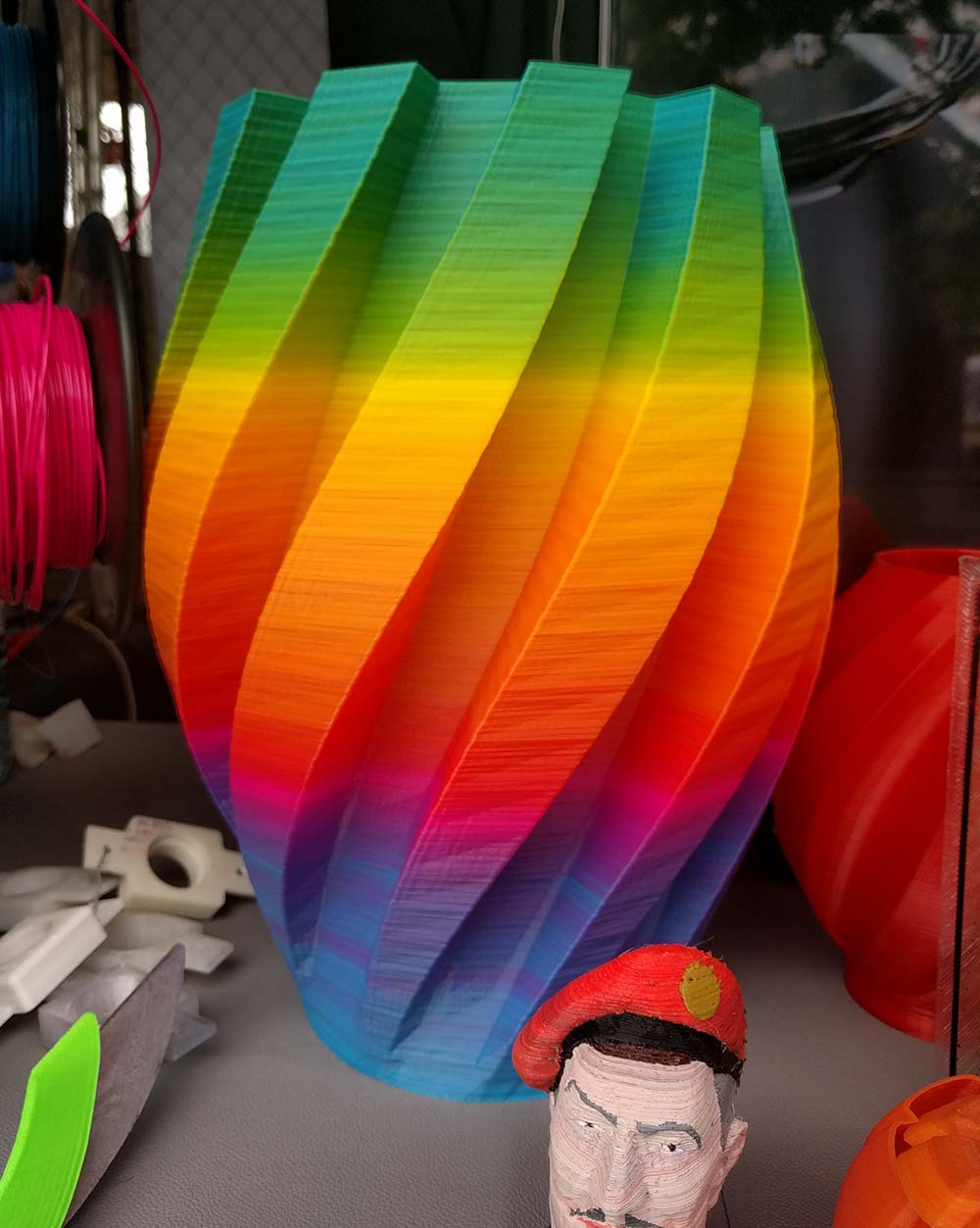 Maker Faire Multicolor And Multi Material 3D Printing | Hackaday