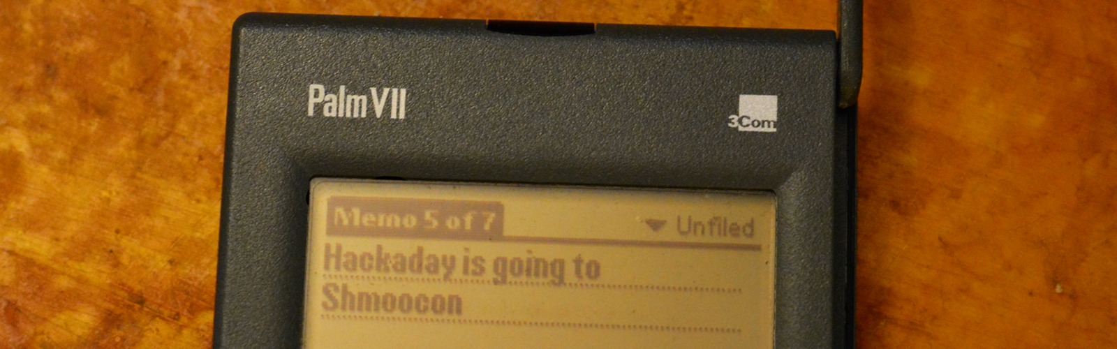 Bring Your Palm VII To ShmooCon This Weekend | Hackaday