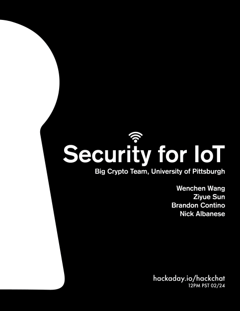 Friday Hack Chat: Security For IoT | Hackaday