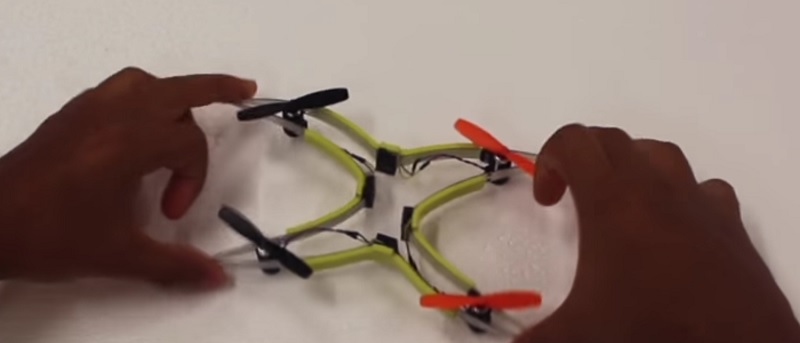 Flexible Quadcopter Is Nearly Indestructible | Hackaday