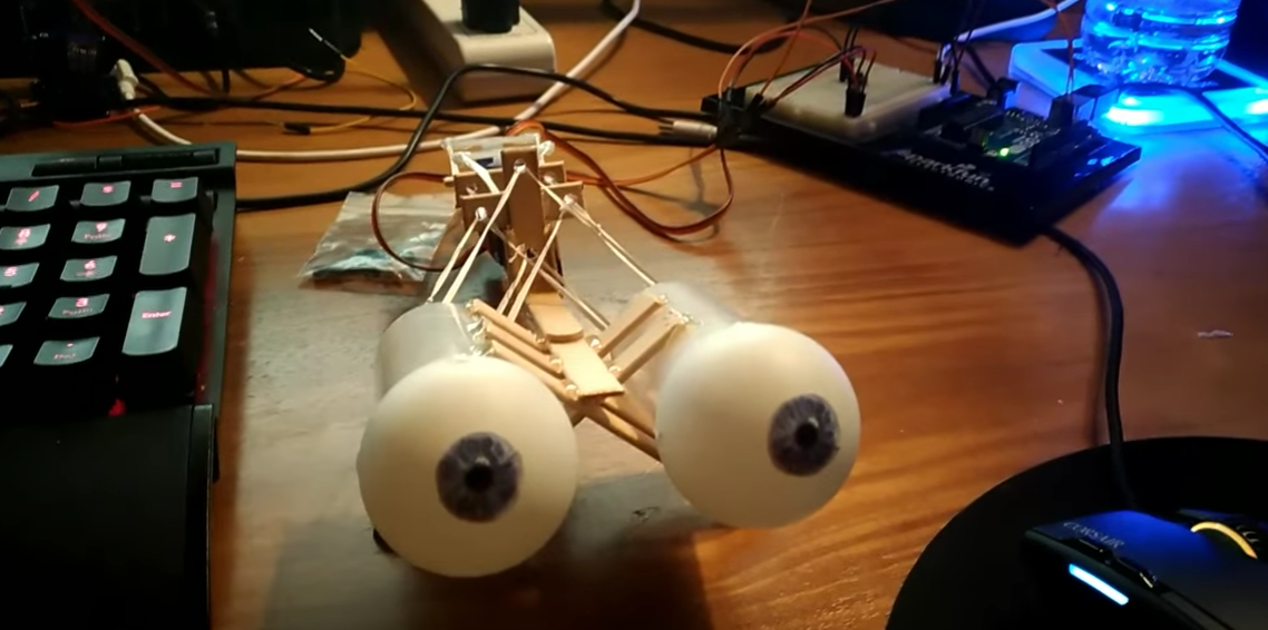 Look At Me With Your Special Animatronic Eyes | Hackaday