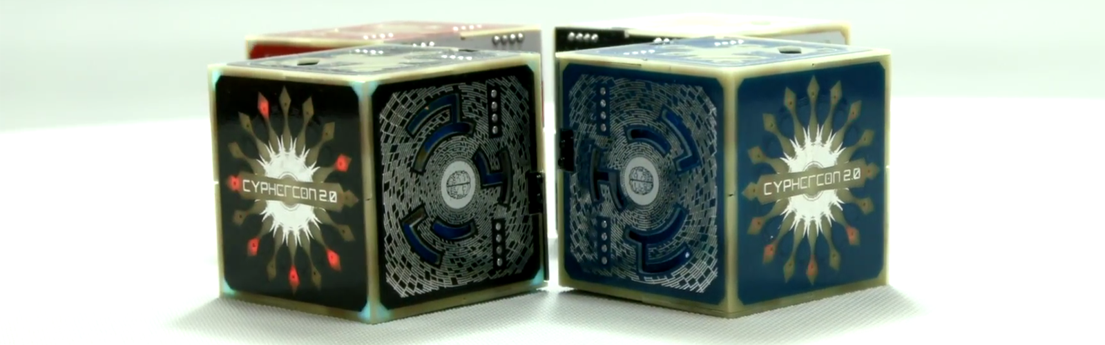 The Cubic Cyphercon Badge | Hackaday