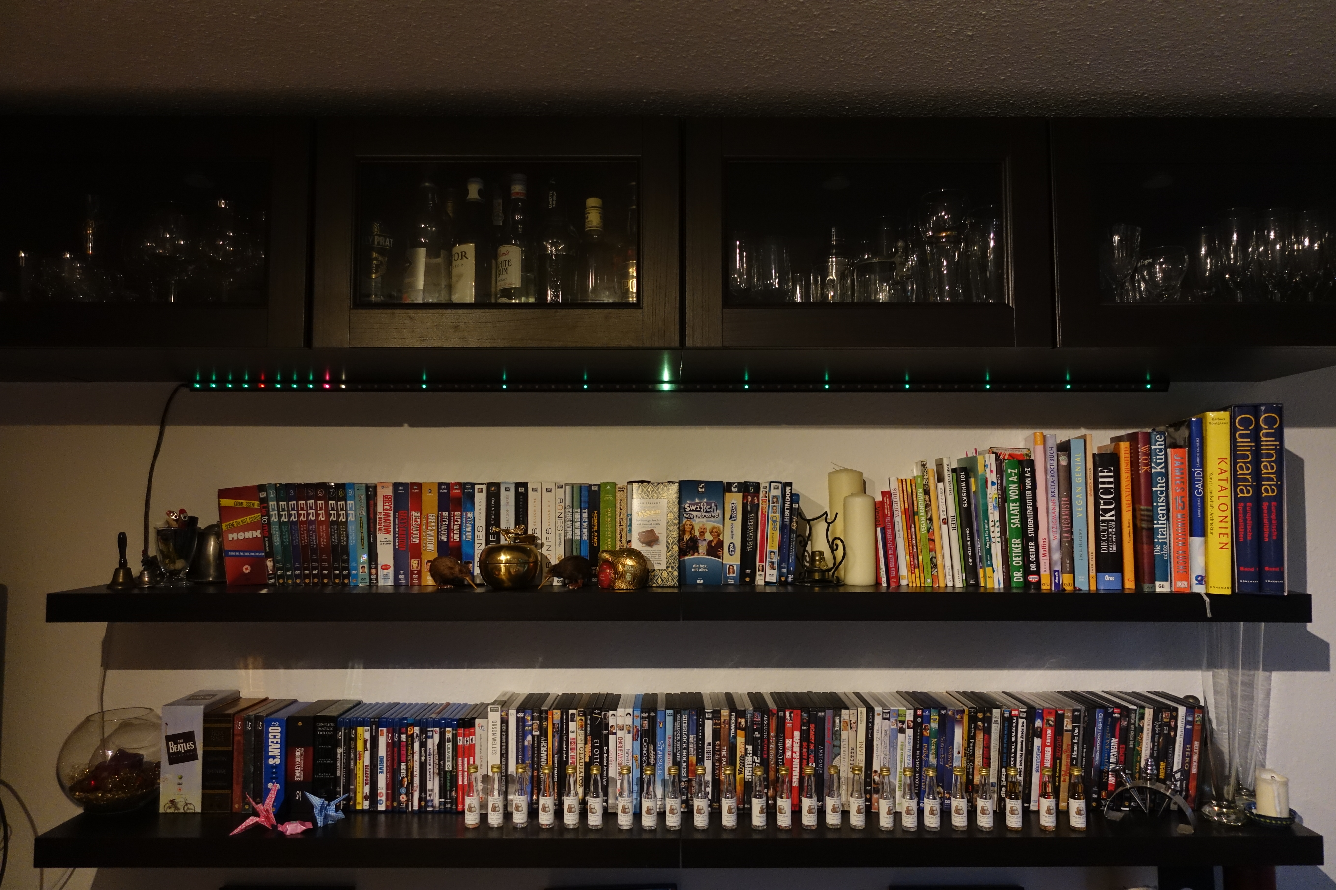 A LED Strip Clock As Linear As Time | Hackaday