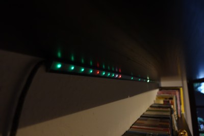 A LED Strip Clock As Linear As Time | Hackaday