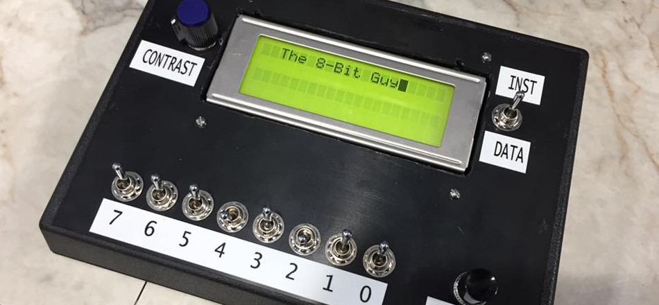 Manual LCD Makes Information Display Tedious, Educational | Hackaday