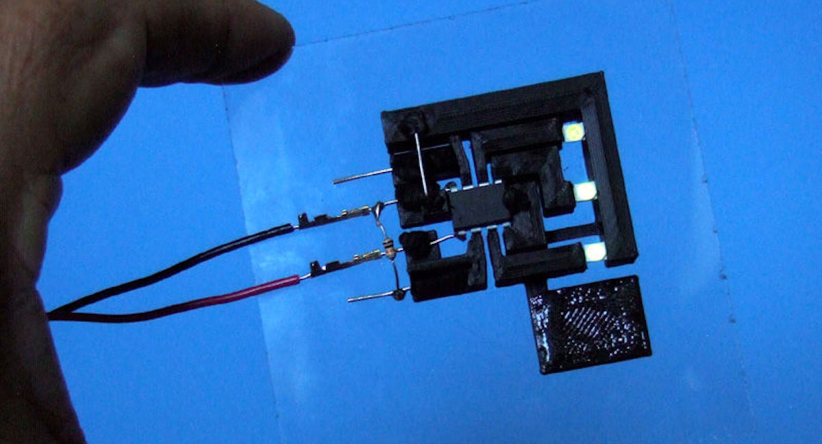 Simple 3D-Printed Circuitry | Hackaday