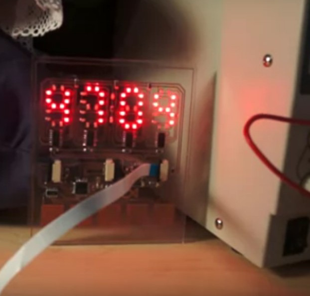 Glass Clock Circuit | Hackaday