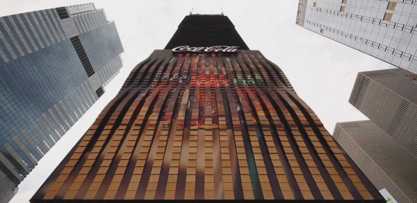 Coca-Cola’s New 3D Times Square Sign Invokes Inceptionism | Hackaday