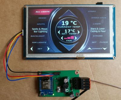 ESP8266 Adds Slick Touchscreen Controls To A Stretch Limo | Hackaday