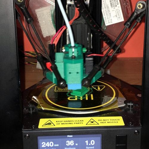 Mini Delta Gets A Hot End Upgrade | Hackaday