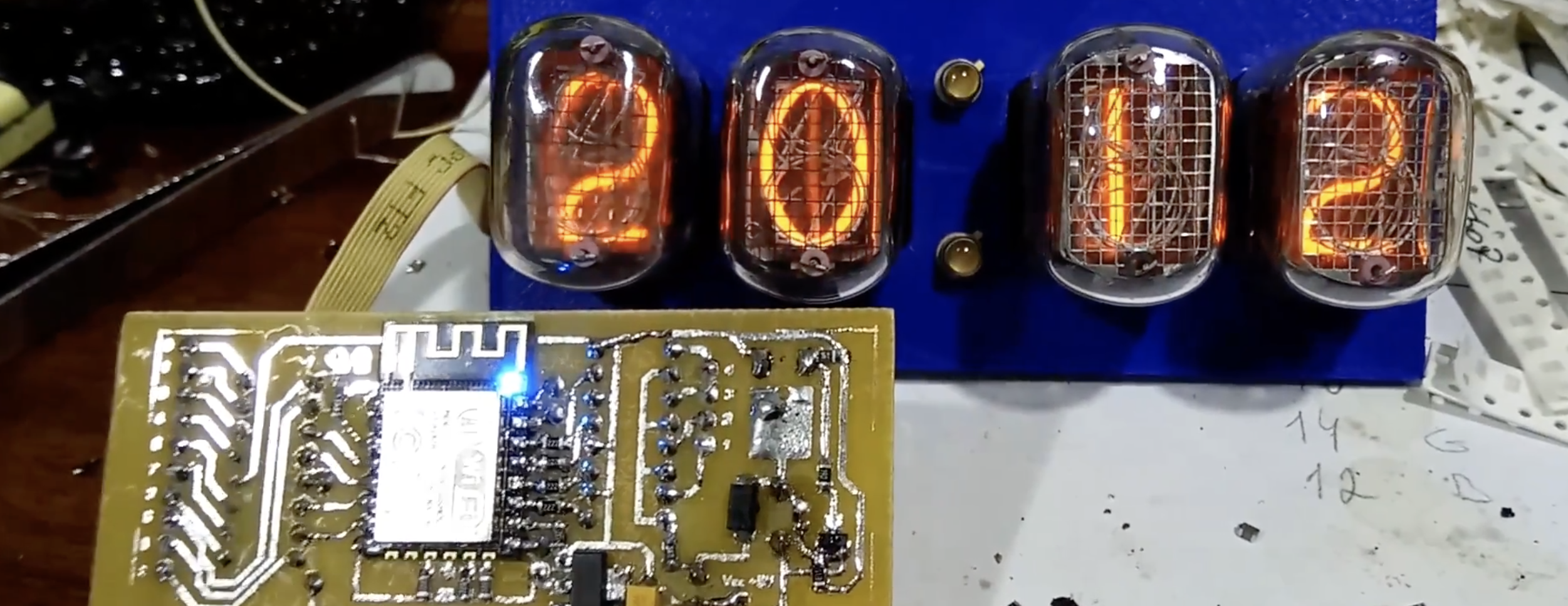 ESP-Powered Nixie Clock Knows The Time | Hackaday