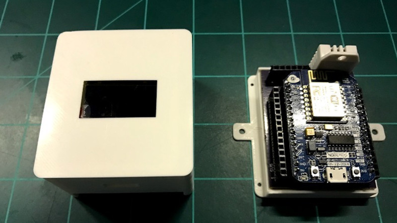 ESP8266 Home Monitor Is Stylishly Simplistic | Hackaday