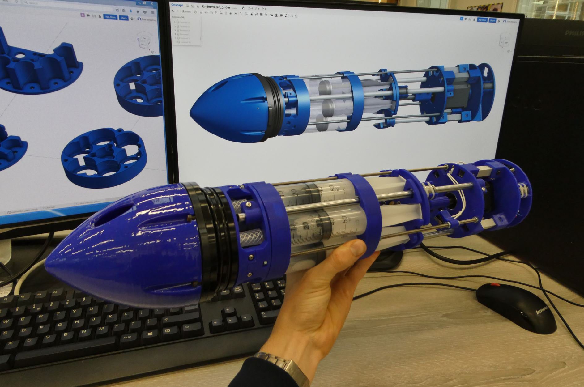 Open-source-underwater-glider-boyancy-engine | Hackaday