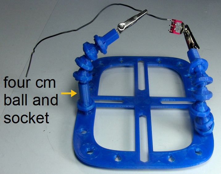 Printed It: Do More With Lockable Ball And Socket Helping Hands | Hackaday