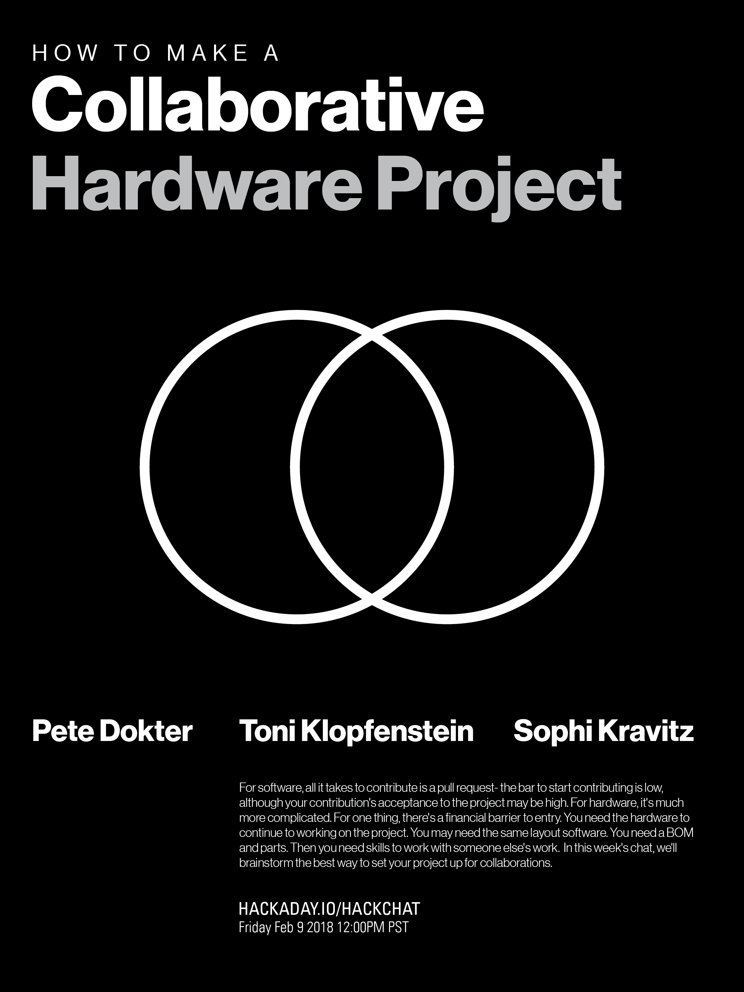 Friday Hack Chat: How Do You Collaborate With Hardware? | Hackaday