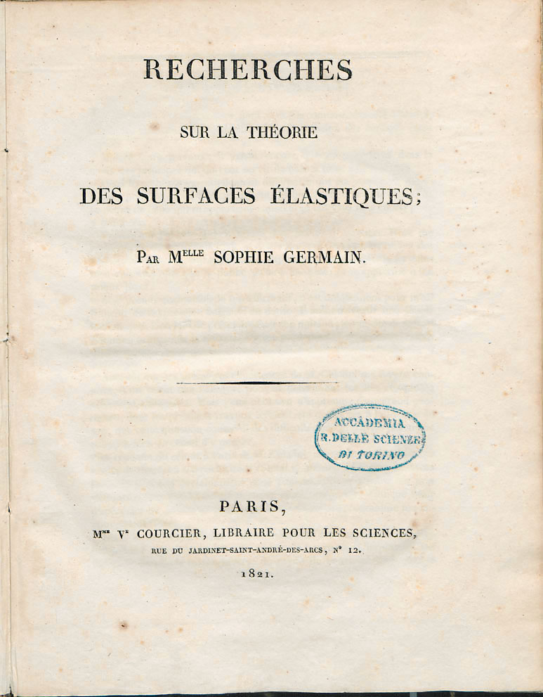Sophie Germain Math Quotes