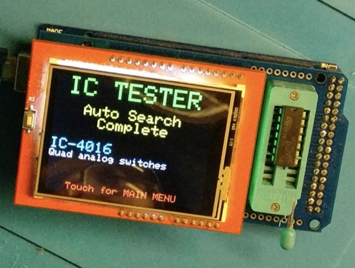 Building An Arduino Smart IC Tester For $25 | Hackaday