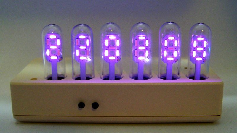 It’s A Nixie! It’s A VFD! No, It’s A Custom LED Display In A Tube ...