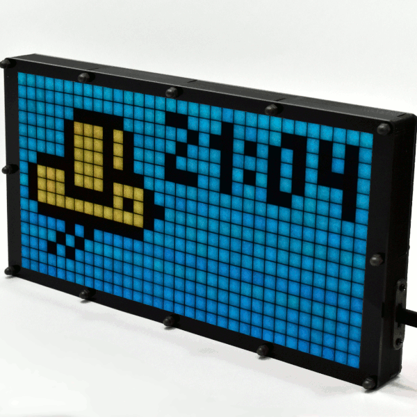 Low Resolution Display Provides High Nostalgia Animations Hackaday
