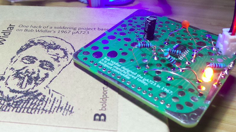 Flashing An LED The Widlar Way | Hackaday