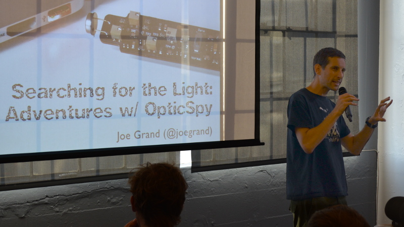 Joe Grand Is Hiding Data In Plain Sight: LEDs That Look Solid But Send ...