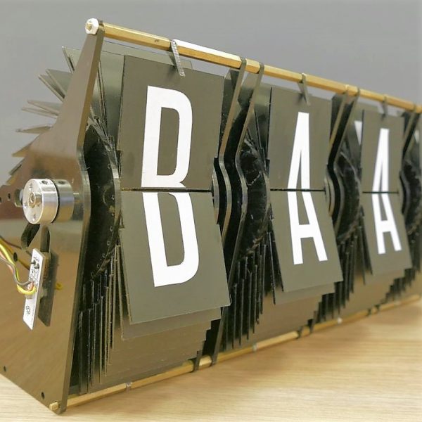 Custom Split Flap Display Is A Unique Way To Show The Weather Hackaday