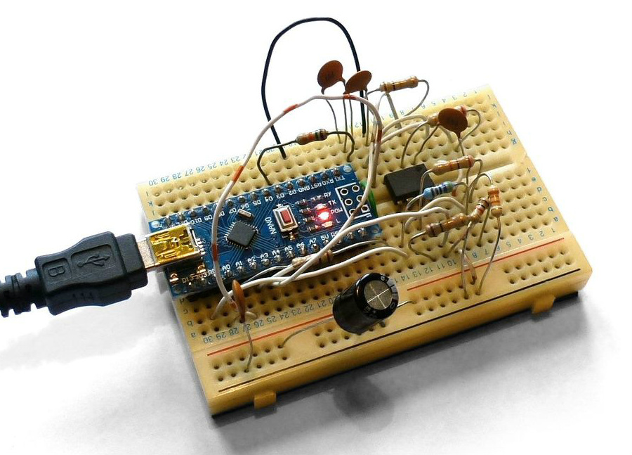 Building A Pocket Sized Arduino Oscilloscope Hackaday