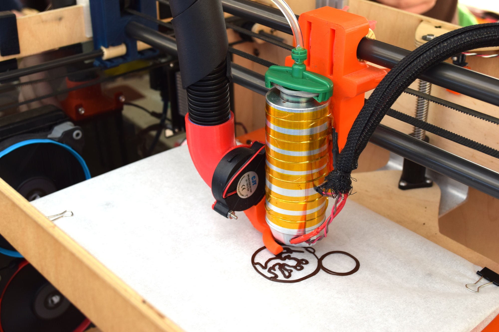 Maker Faire NY: Cocoa Press Chocolate Printer | Hackaday