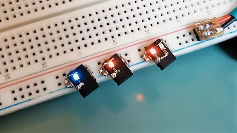 Minimal Blinky Project Makes The Chip The Circuit Board | Hackaday