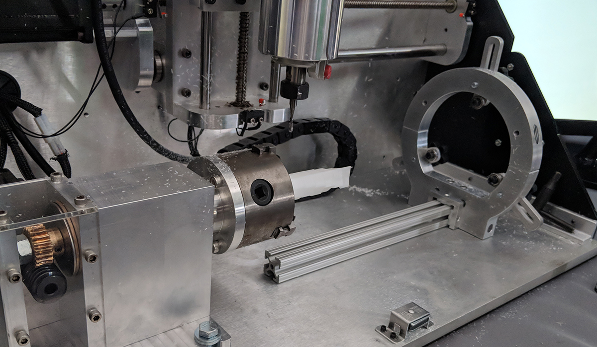 A Rotary Axis CNC Machine | Hackaday