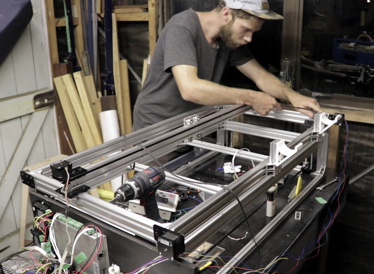 Scratch-Building A Supersized Laser Cutter | Hackaday