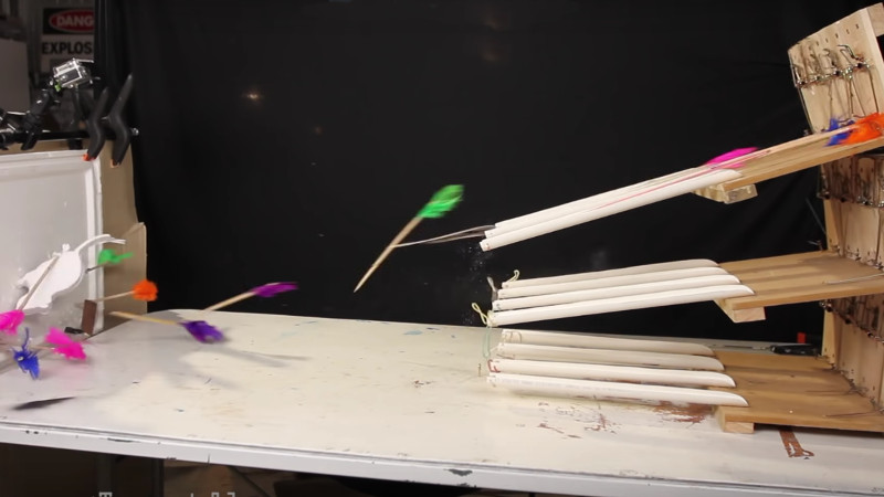 Rapid-Fire Hail Of Chopstick Arrows Makes Short Work Of Diminutive Foes ...