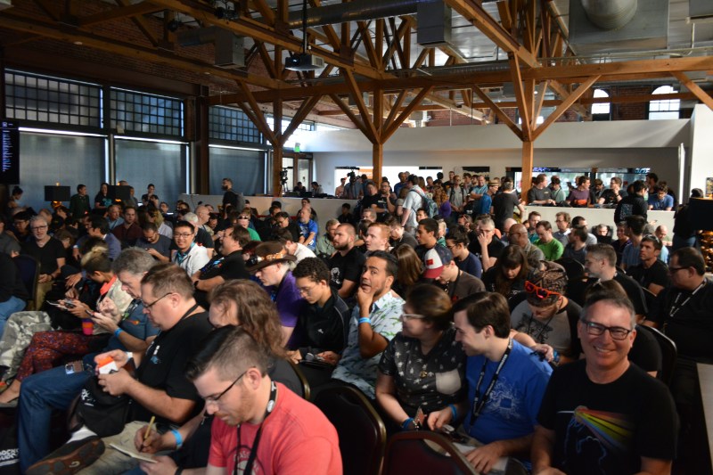 Packed-house-during-opening-ceremonies | Hackaday