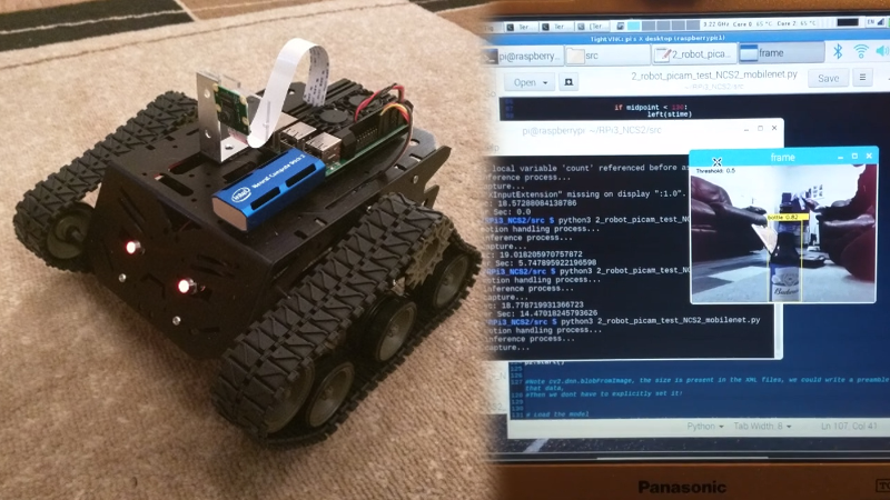 Robot Can’t Take Its Eyes Off The Bottle | Hackaday