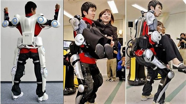 Exoskeleton Suit For Disabled Exoskeleton, Female Doctor With Device