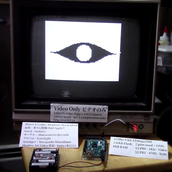 Bad Apple Via The Arduino Mega Hackaday 2120