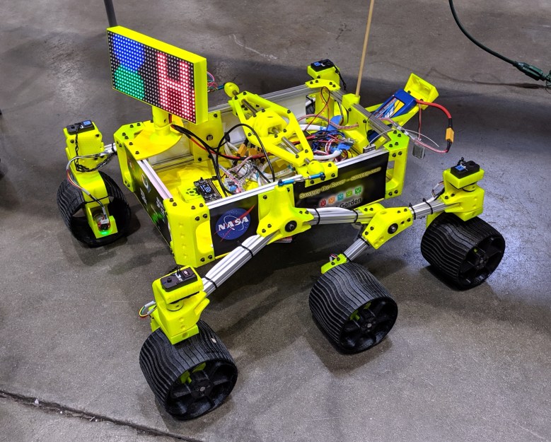 Sawppy-inspired-rover-on-display-at-2019-Maker-Faire-Bay-Area | Hackaday