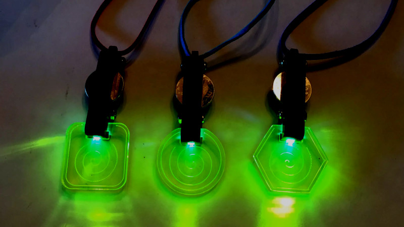 Edge Lit Pendant, Is, Well… Lit | Hackaday