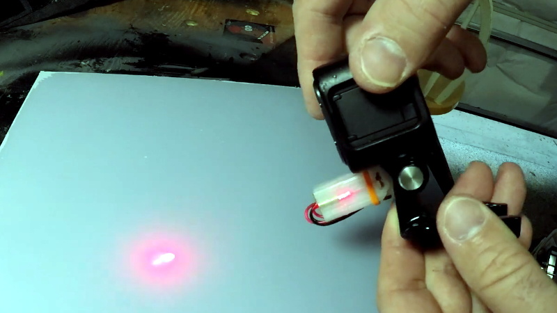 A Laser Aiming Module For First Person Hacking | Hackaday