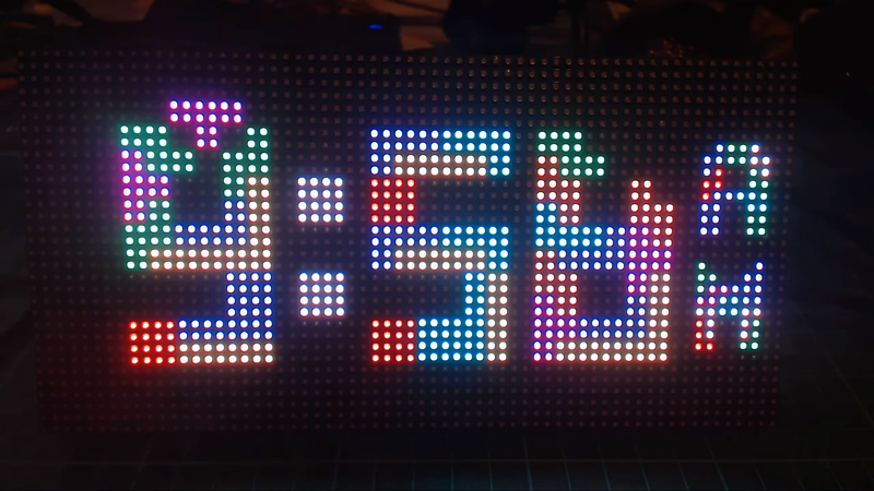 A Tetris Clock | Hackaday