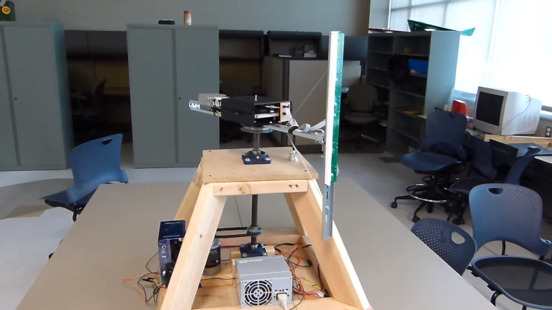 College Project Nets 360 Degree POV Display | Hackaday