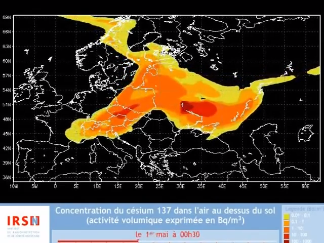 Chernobyl 25 Years Ago; Radioactive Cesium 137 Cloud Over Russia And ...