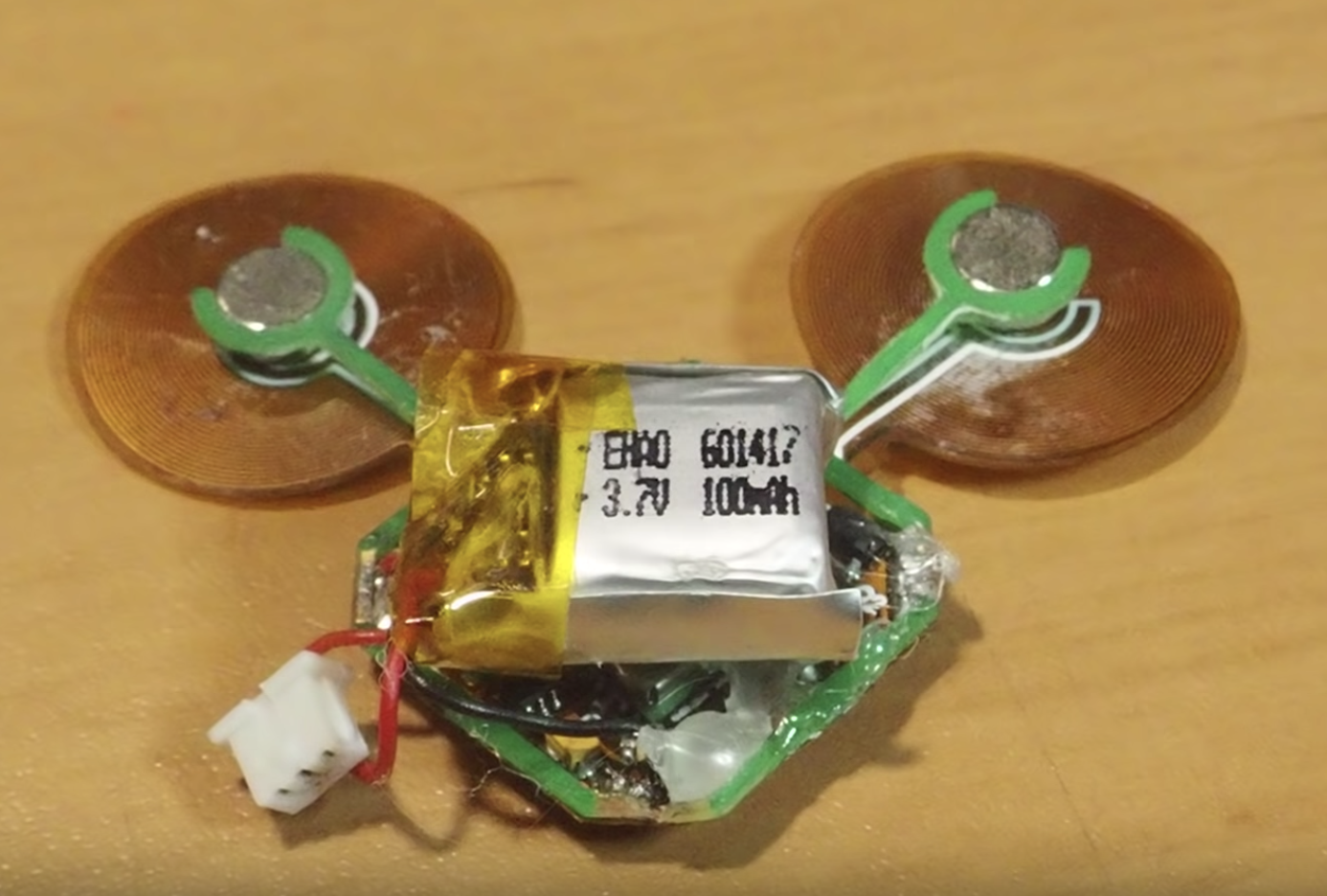 Tiny Two-Legged PCB Robot | Hackaday
