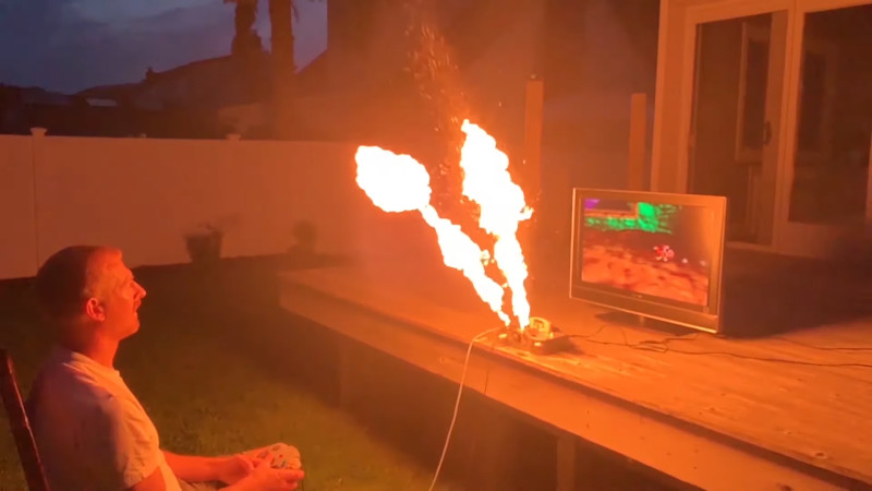 Fire Breathing N64 Puts Blast Processing In The Shade | Hackaday