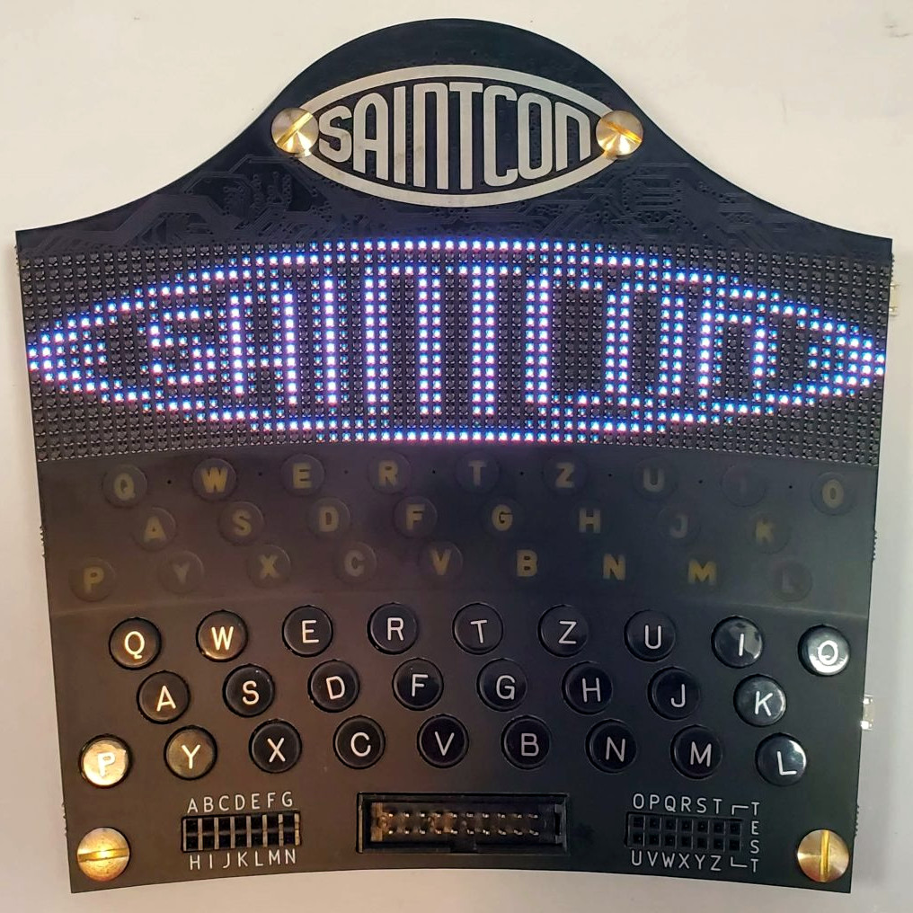 Saintcon Badge Is An Enigma No More | Hackaday