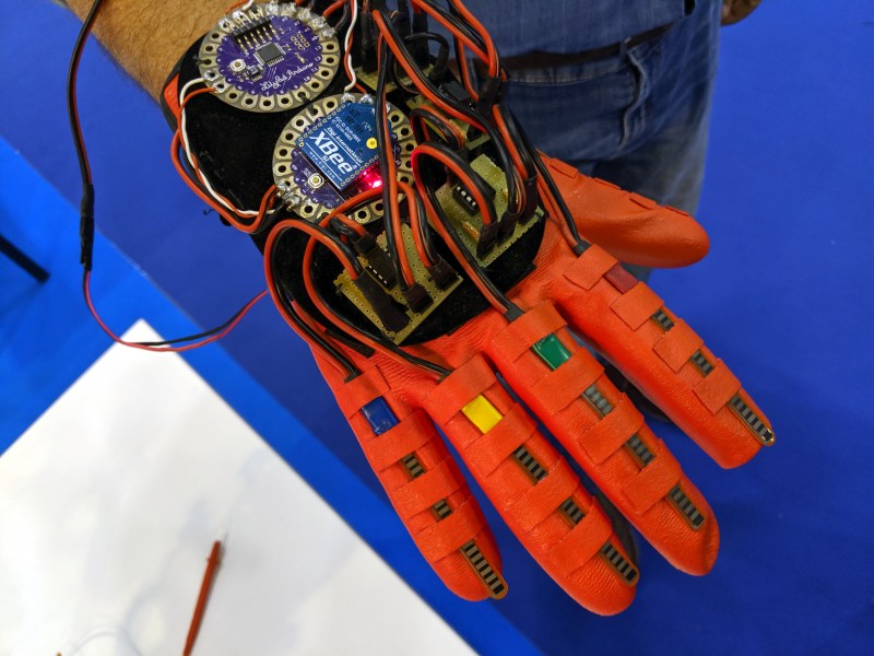 MFR19-ROBOHAND-control-glove | Hackaday