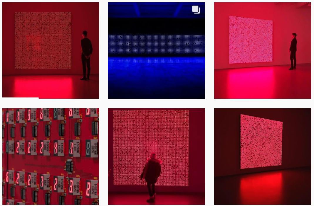 Daisy Chained Seven Segment Art Display | Hackaday