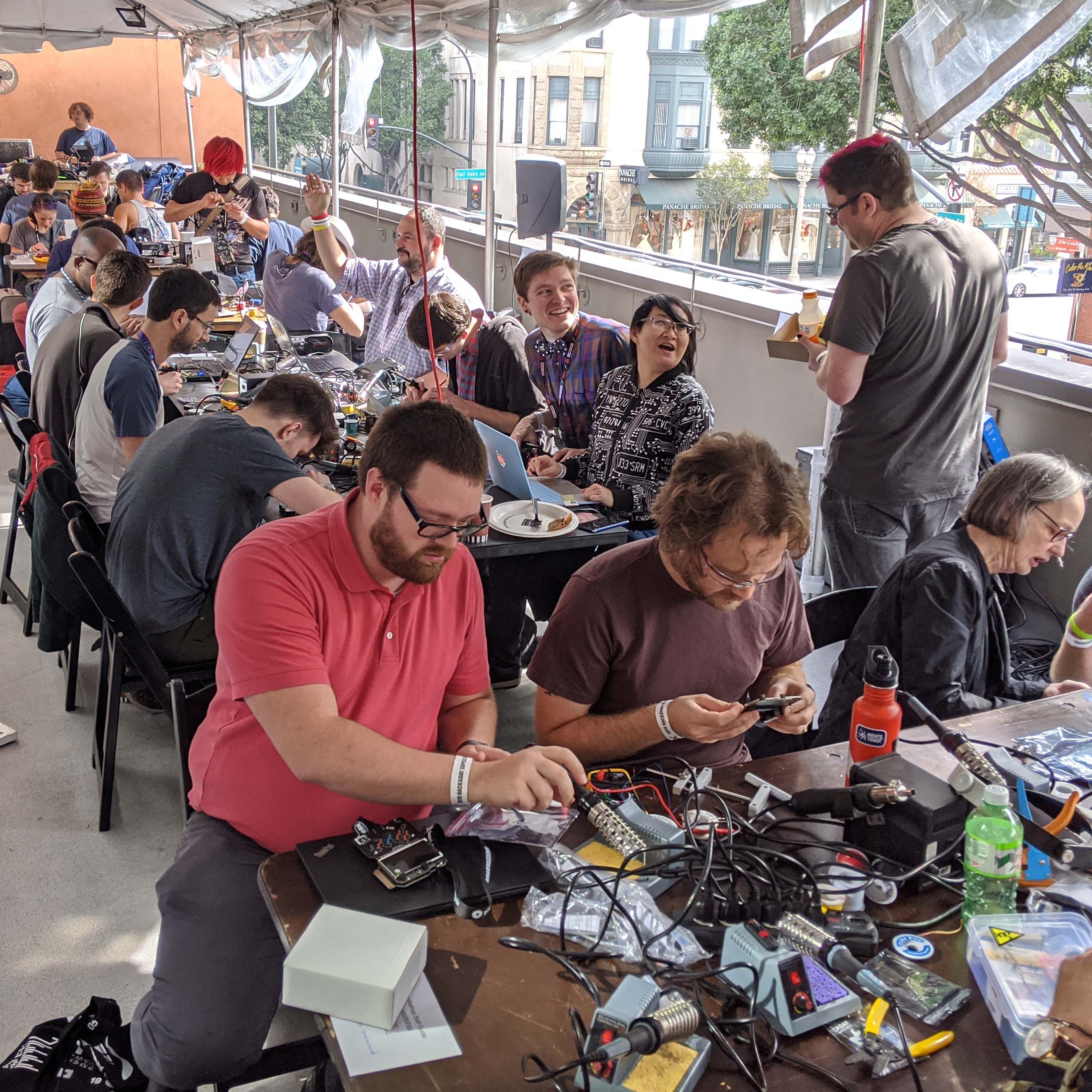 Badge Hacking 2019 00 – Work Area 1×1 | Hackaday