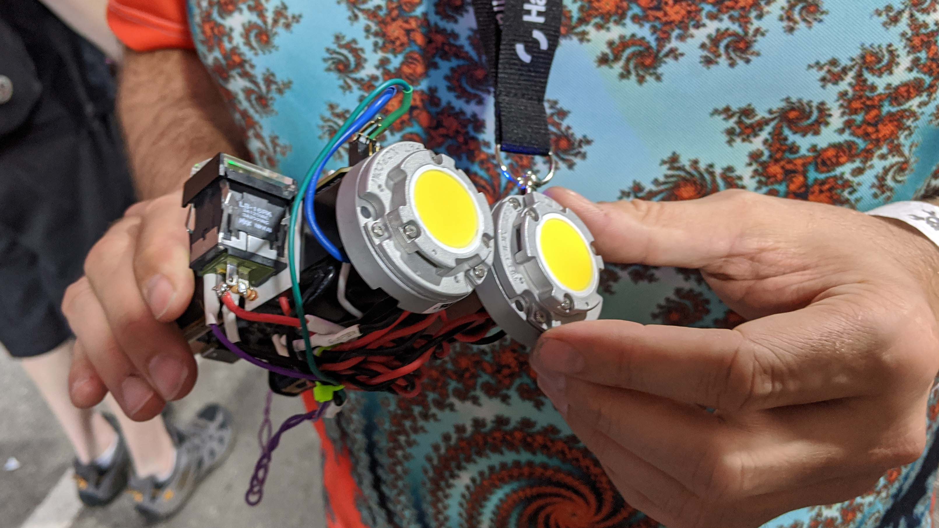 Badge Hacking 2019 08 – May Cause Blindness | Hackaday