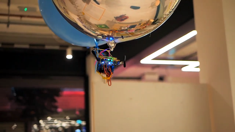 Bamboo Skewers Launch Airship | Hackaday